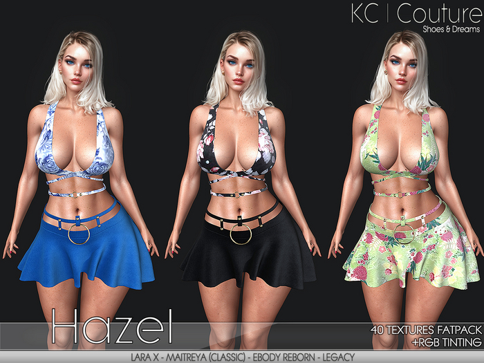 Second Life Marketplace - -KC- HAZEL SET / 40 TEXTURES FATPACK